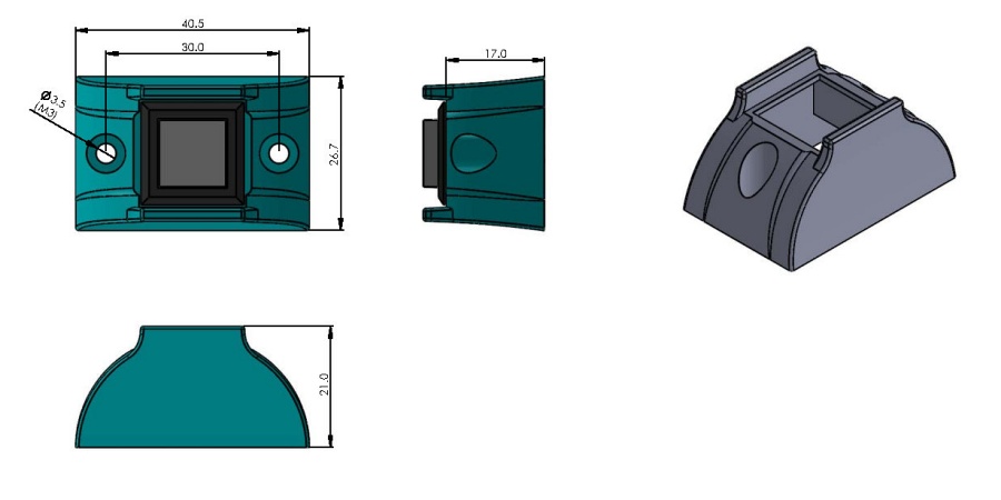 Product-SPC Bright single or RGB color LED, square and rectangular ...