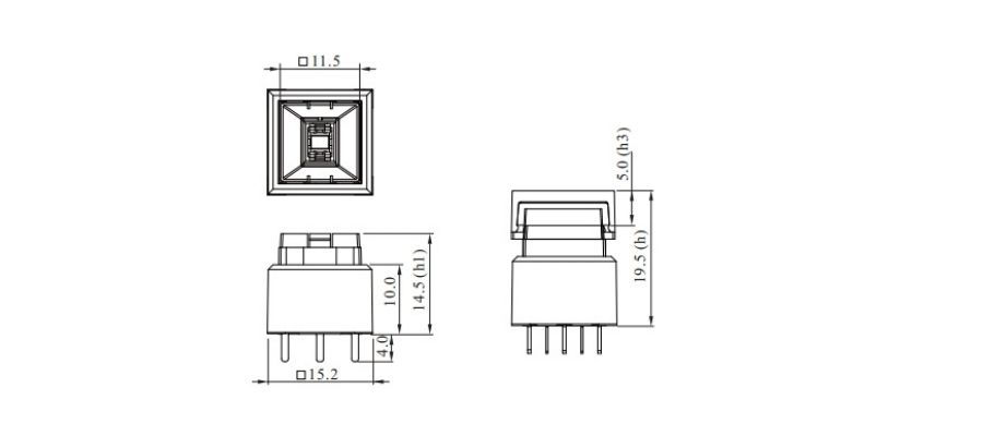 Product-SPCG Bright single or RGB color LED, square and rectangular ...