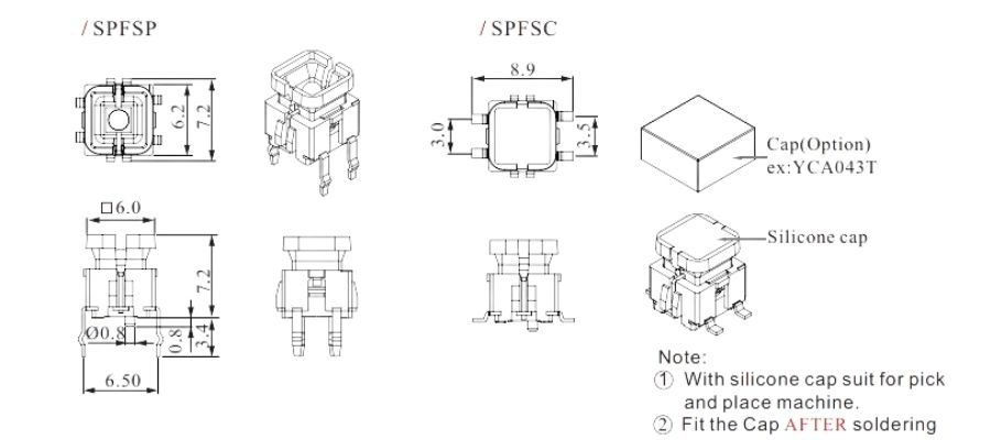 Product-SPF- SMD Lead & Tactile Switch suppliers made in Taiwan-SHANPU ...
