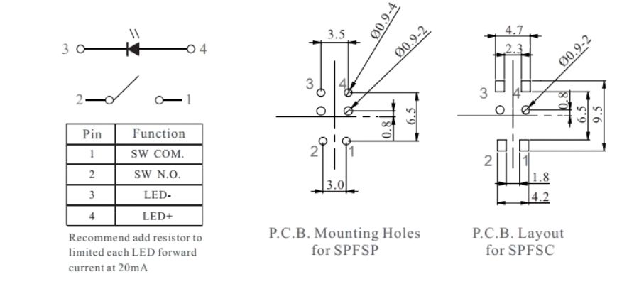 Product-SPF- SMD Lead & Tactile Switch suppliers made in Taiwan-SHANPU ...