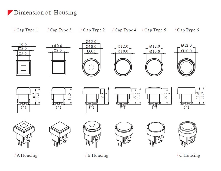 Product-Who makes SPH2N small and silent LED Push Button Switch?-SHANPU